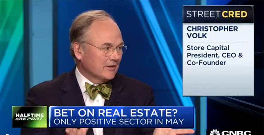 STORE Capital CEO Chris Volk Interviewed on CNBC - STORE Capital